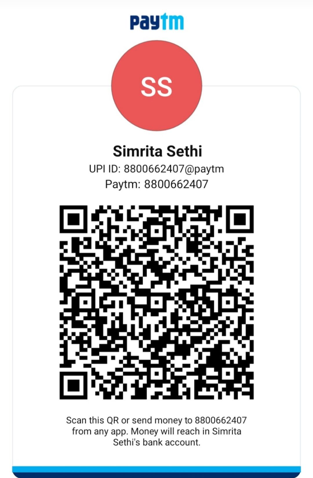 Astrologer Simrita Payment Details – astrologyduo